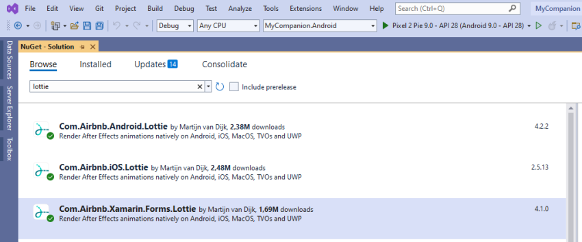 Using Lottie Animations In Xamarin.Forms